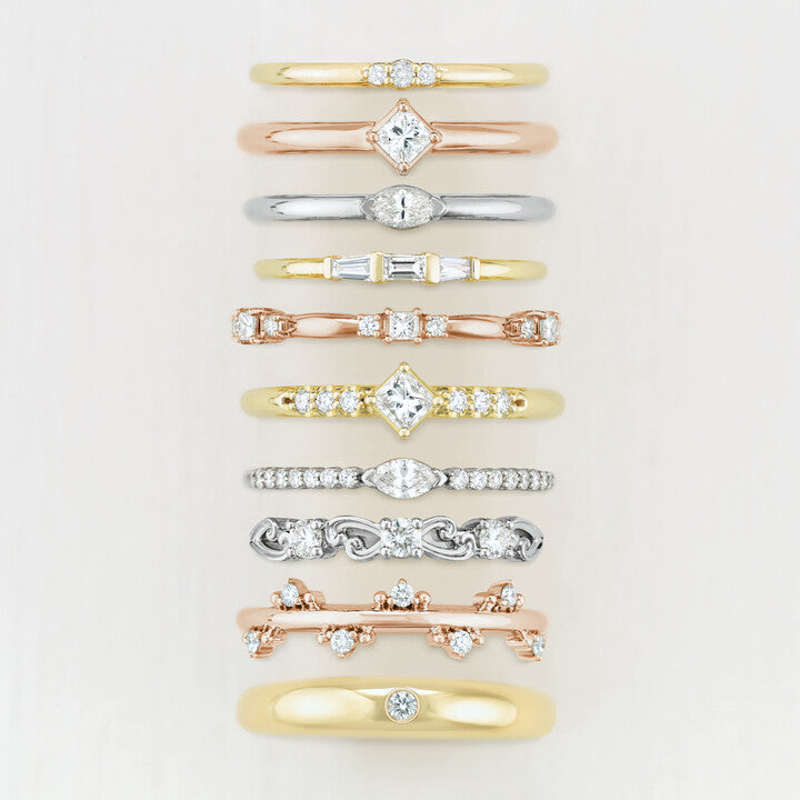 Side Bands, Stacking Bands, Anniversary Bands – Seevers Jewelers